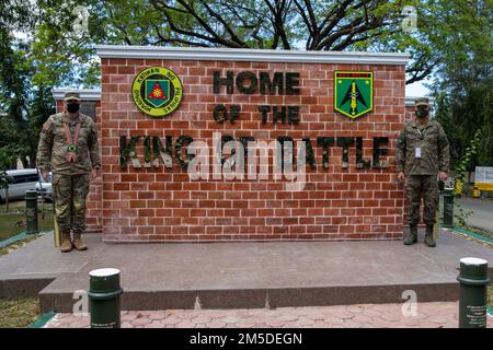 Philippine Brigadier General Romulo Manuel Jr., the Army Artillery ...
