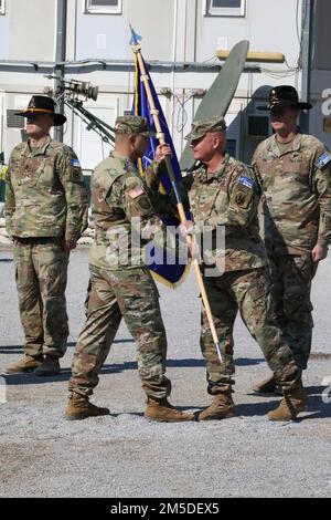 Kentucky Army National Guard Col. John Edwards, Commander of the 75th ...