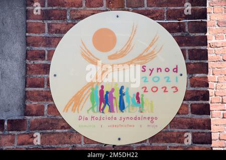 Synod 2021 2023 sign in Gothic Co-Cathedral Basilica of the Most Holy ...