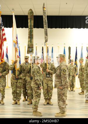 Col. Carrie L. Perez and Command Sgt. Maj. Ernesto Castillo of 36th ...