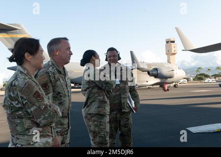 Brig. Gen. Dann S. Carlson, outbound commander of the 154th Wing ...