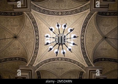 Interior of ELTE Central University Library. Eotvos Lorand University ...