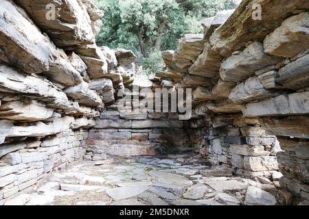 prehistoric megalithic, ritual shelters Stock Photo - Alamy