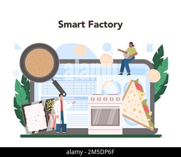 Semi-processed goods production. Frozen intermidiate food or ...