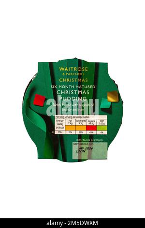 Six month matured Christmas Pudding richly fruited with a splash of ...