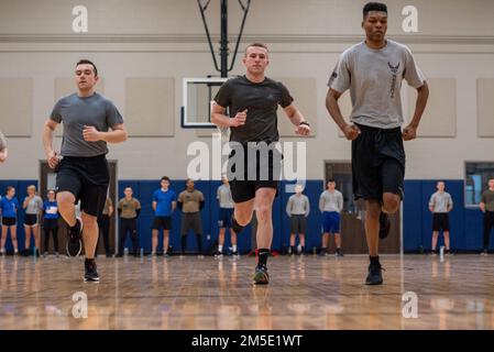 U.S. Air Force trainees with the 914th Air Refueling Wing Development ...