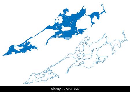 Lake Chott Ech Chergui (Africa, People's Democratic Republic of Algeria ...