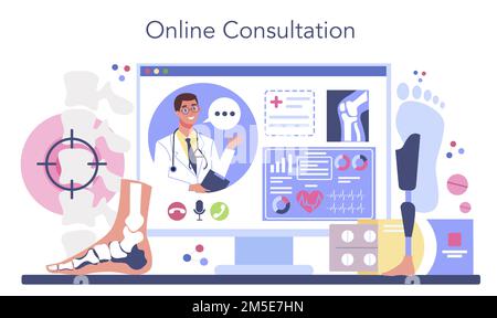 Orthopedics doctor. Idea of joint and bone treatment. Human anatomy and ...