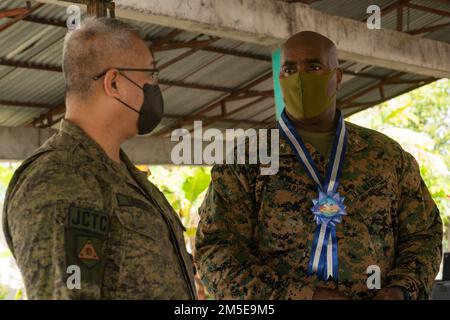 U.S. Marine Corps Col. Brian T. Rideout, outgoing commanding officer of ...