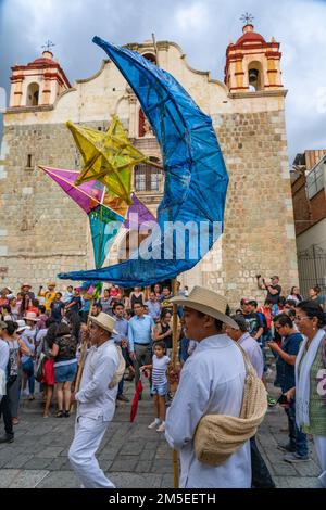 Farolero dancers representing lamplighters with their stylized lanterns ...