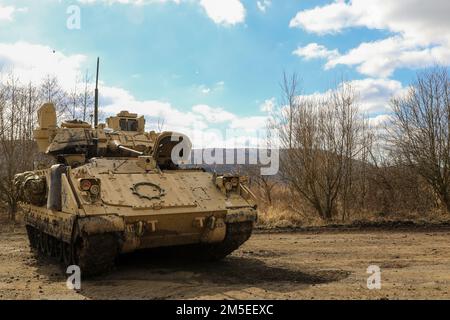 Bradley Fighting Vehicle (BFV) from Company C, 1st Battalion, 9th ...