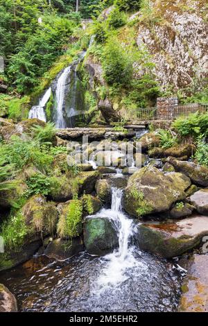 beautiful waterfall in Triberg Germany Stock Photo - Alamy