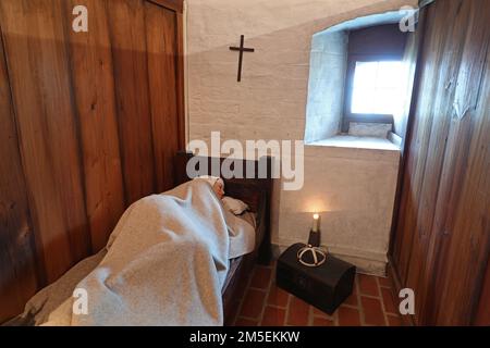 Sancta Birgitta Klostermuseum, recreated sleeping cell in the nuns ...