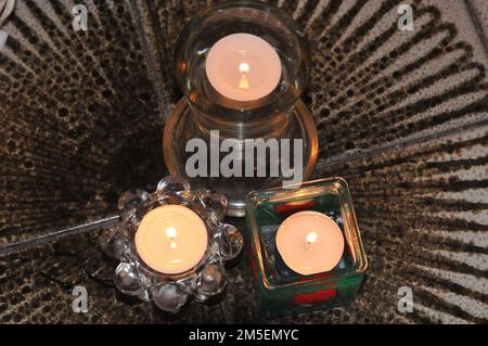 Kastrup/Copenhagen /Denmmark/28 December 2022/.Candles light for enjoy ...