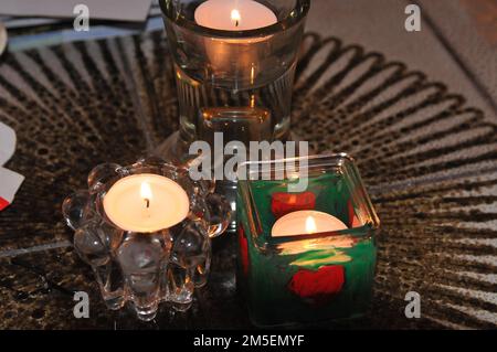 Kastrup/Copenhagen /Denmmark/28 December 2022/.Candles light for enjoy ...