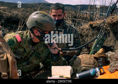SSgt. Joshua Willson (right), 1-2 all domain effects team chief and Sgt ...