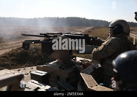 M2 Browning .50 Cal. machine gun rounds used by Marines with Weapons ...
