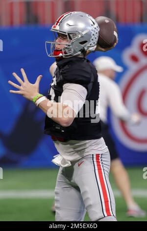 Ohio State quarterback Devin Brown plays in an NCAA college spring ...