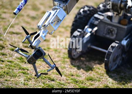 A Man Transportable Robotic System - Increment II robot, piloted by a ...