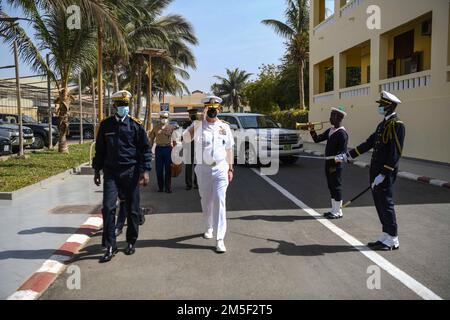 DAKAR, Senegal (Mar. 10, 2022) Rear Adm. Oumar Wade, Senegalese Chief ...