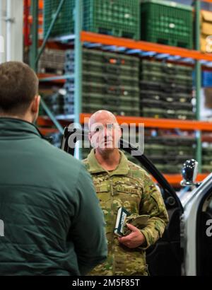 Chief Master Sgt. David Flosi, Air Force Materiel Command command chief ...