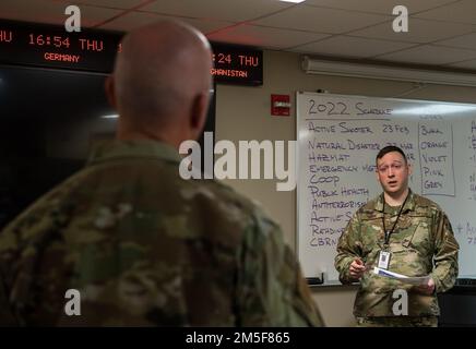 Chief Master Sgt. David Flosi, Air Force Materiel Command command chief ...