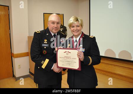 U.S. Army Lt. Col. Robin Hoeflein, commander, 115th Regional Support ...