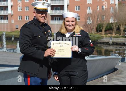 IT2(SW) Ariel Brown, assigned to Naval Information Warfare Training ...