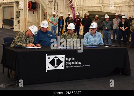 PASCAGOULA, MS - Cmdr. Chris Matassa, LPD Program Manager's ...