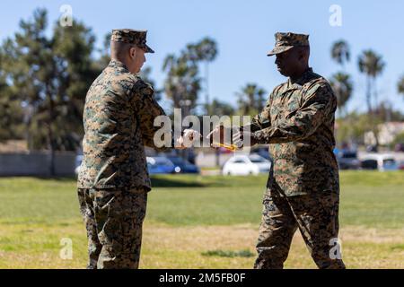 U.S. Marine Corps Col. Reginald J. McClam, the incoming commander of ...