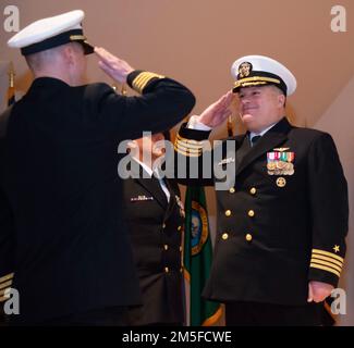 NEWPORT, R.I. (March 11, 2022) Capt. Everett Alcorn, oncoming ...