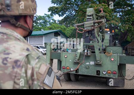 U.S. Army Sgt. Christian Castillo, a wheeled vehicle mechanic with B ...