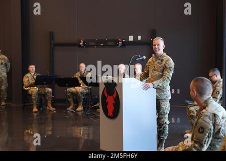 Brig. Gen. Charles Kemper offers remarks at a Change of Command ...