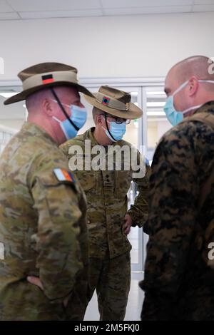 From left, Australian Army Major General Scott Winter, Commander 1st ...