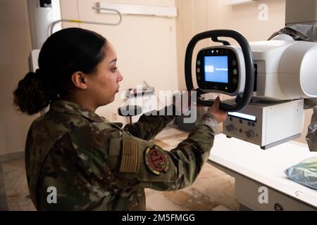 Staff Sgt. Gloria Garcia, an ultrasound technician assigned to the 39th ...