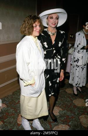 Joan Collins and daughter Katyana Kass 1983 Photo By John Barrett ...