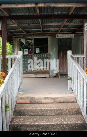 Old Building, Post Office, Trebonne, Queensland, Australia Stock Photo ...