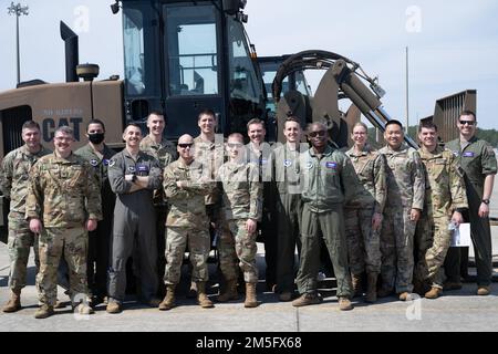 U.S. Air Force leadership from Pope Army Airfield, North Carolina, and ...