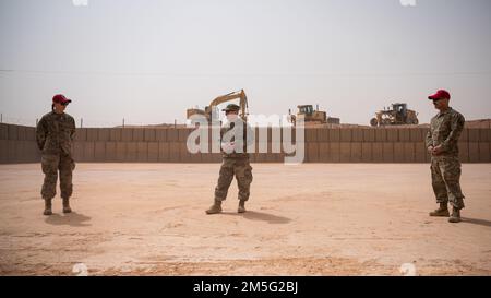 Capt. Ericka Bitz, 557th Expeditionary Red Horse Squadron officer-in ...