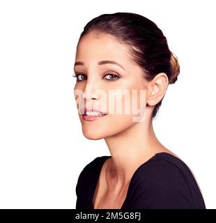 The embodiment of elegance. Studio shot of an attractive and elegant ...