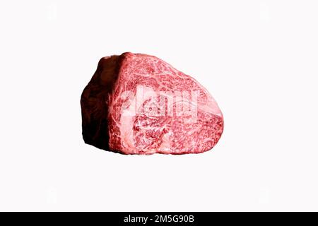 Raw Japanese wagyu meat / steak, expensive delicacy also called ...