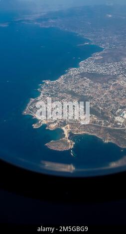 flight and approach to Athens airport, Greece Stock Photo - Alamy