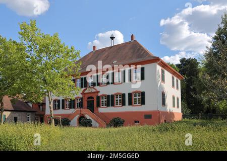 Baroque manor house in Mussbach, Neustadt an der Weinstrasse, Rhineland ...