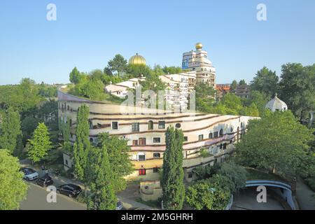 The Building Waldspirale by the Architect Hundertwasser in Darmstadt ...