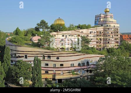 The Building Waldspirale by the Architect Hundertwasser in Darmstadt ...