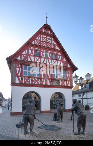 Half-timbered house in Gross-Umstadt Stock Photo - Alamy