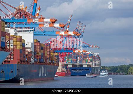 container ships and excursion boats, paddle steamer Louisiana Star ...