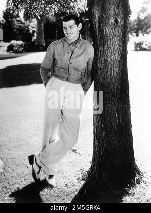 Clark Gable (MGM, 1930s). Portrait Photo colorized Stock Photo - Alamy