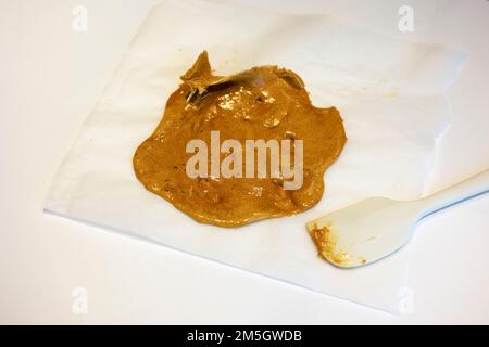 Making Dalgona in South Korea Stock Photo - Alamy