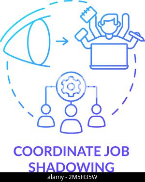 Job shadowing concept icon Stock Vector Image & Art - Alamy